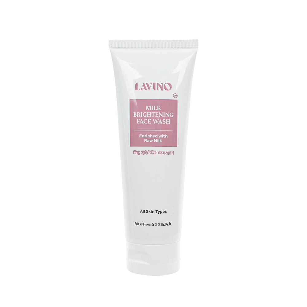 Shop Lavino Milk Brightening Face Wash Online in Bangladesh - Nokkhotro