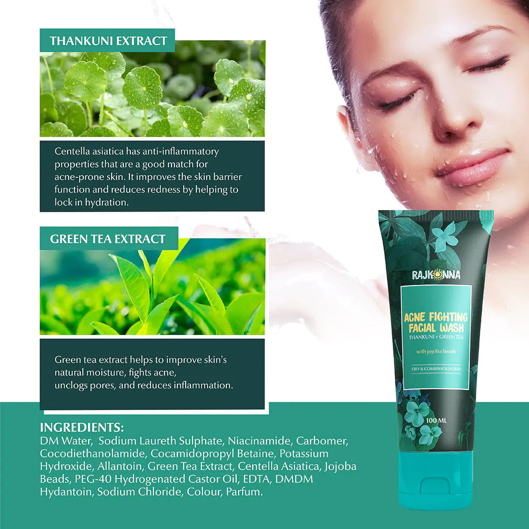 Rajkonna Acne Fighting Facial Wash Price in Bangladesh - Shop at Nokkhotro
