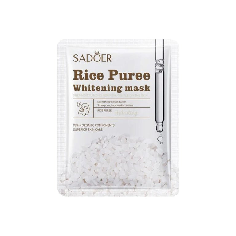 SADOER Rice Puree Whitening Sheet Mask – Nokkhotro